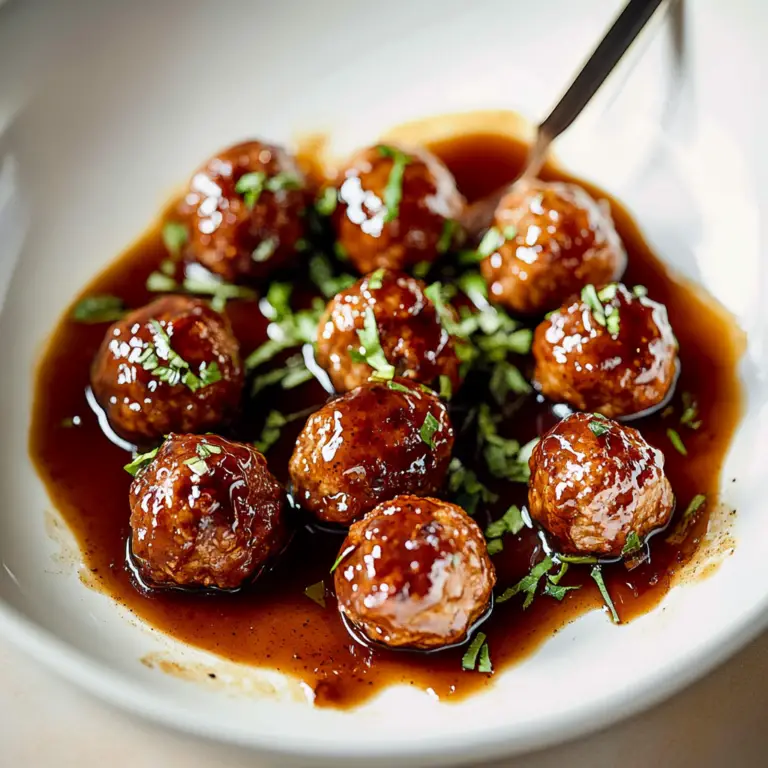Honey Garlic Meatballs