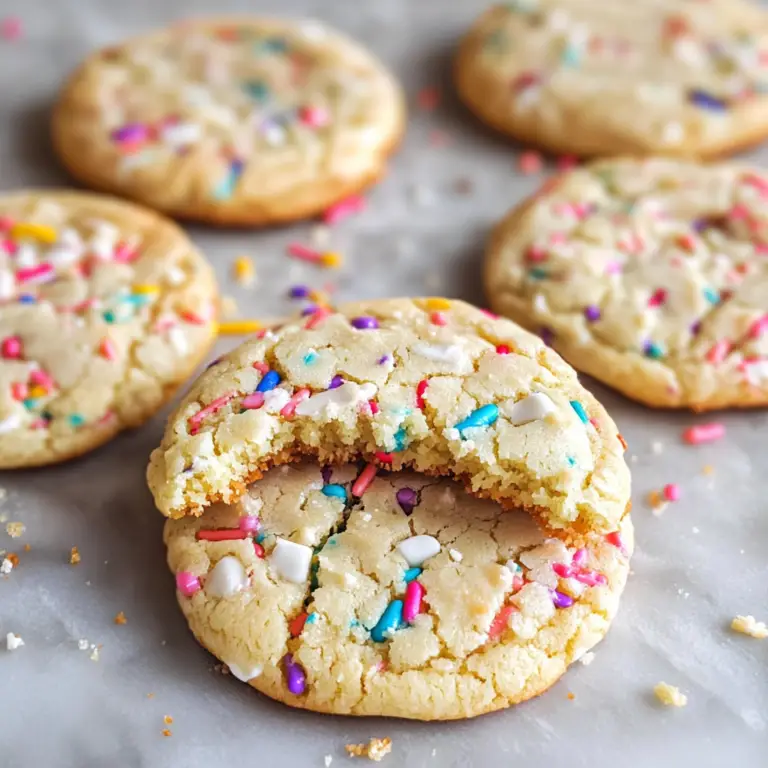 Cake Batter Cookies - Mason Recipes