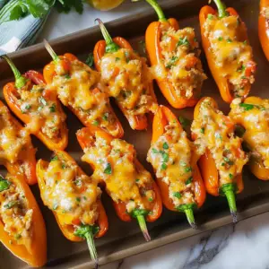 Stuffed Mini Peppers - Mason Recipes