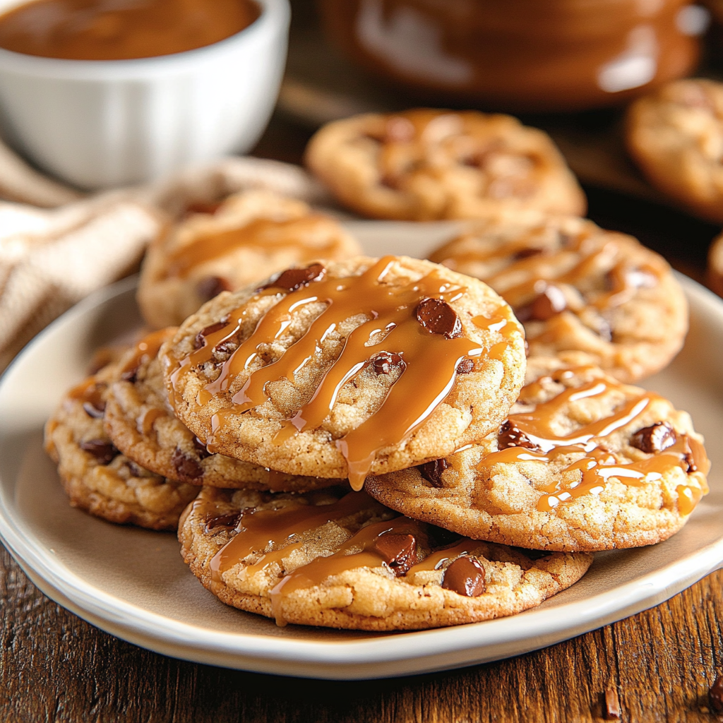 Salted Caramel Cookies – Chewy, Sweet & Perfectly Salty