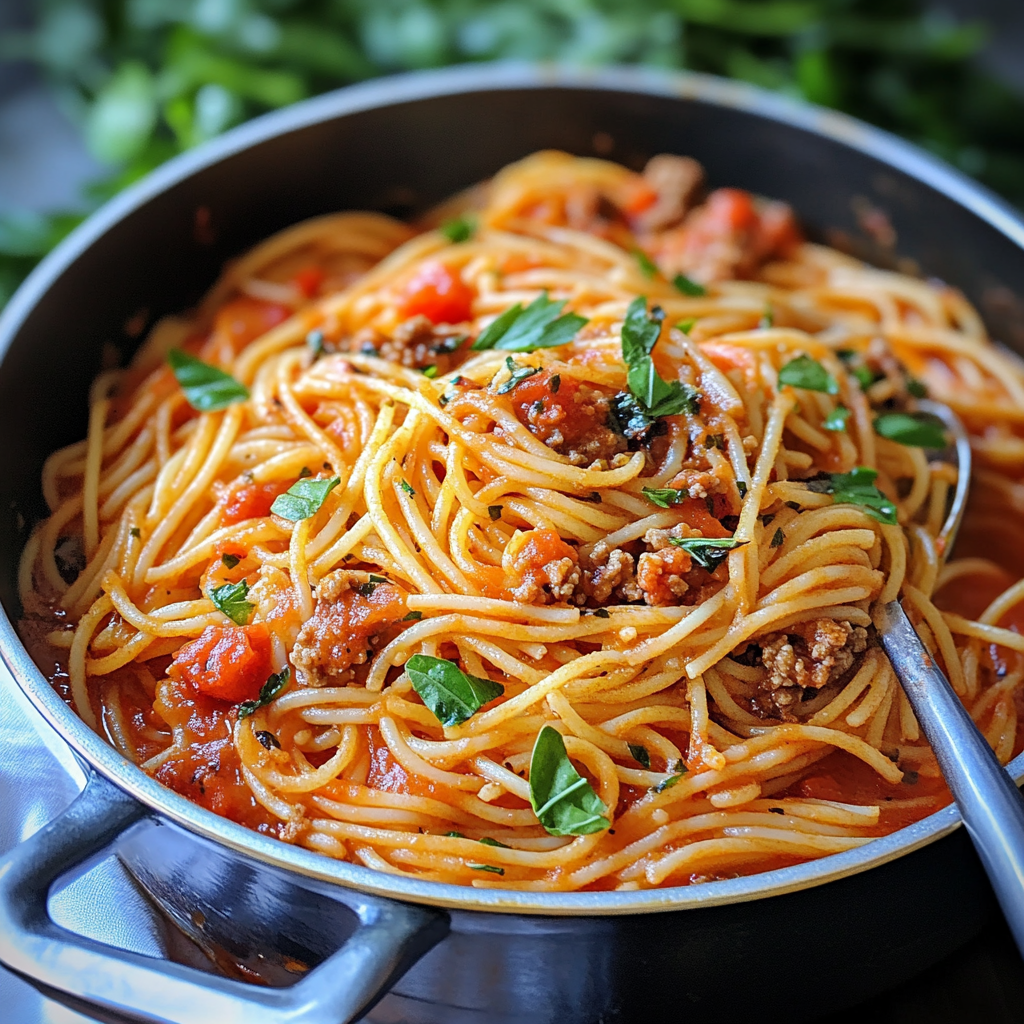 One Pot Spaghetti
