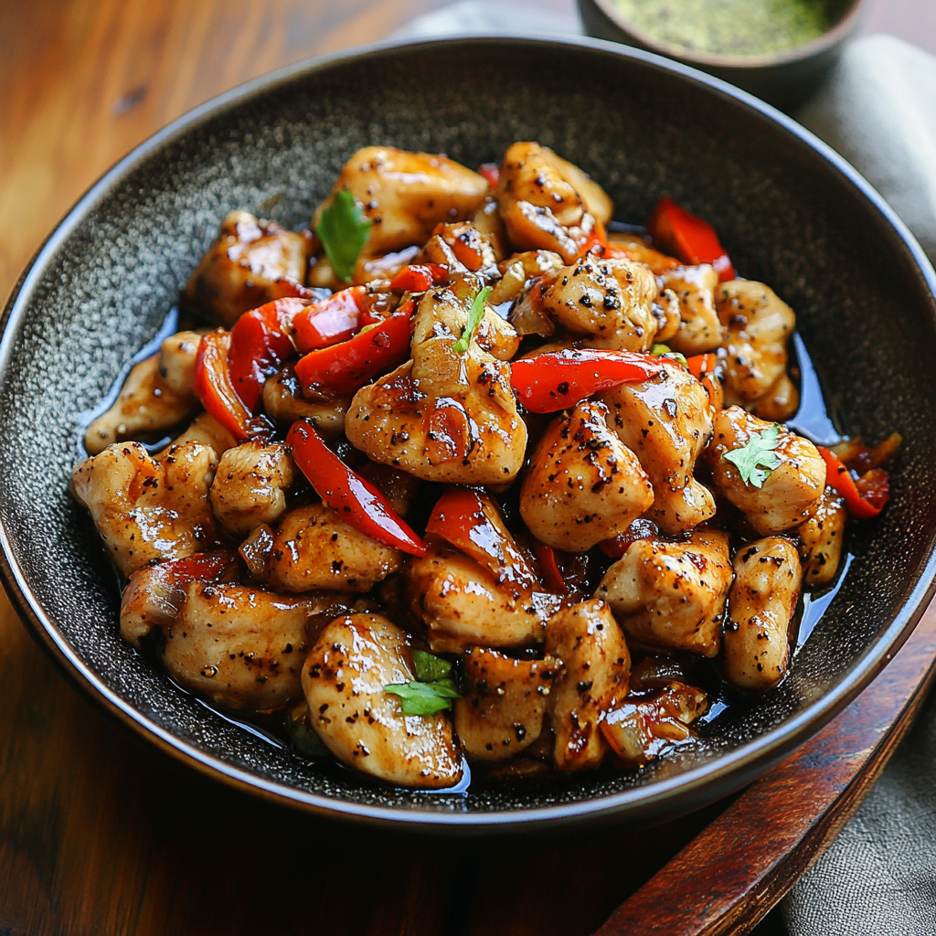 Spicy & Tender Black Pepper Chicken Recipe | Easy & Flavorful Dinner