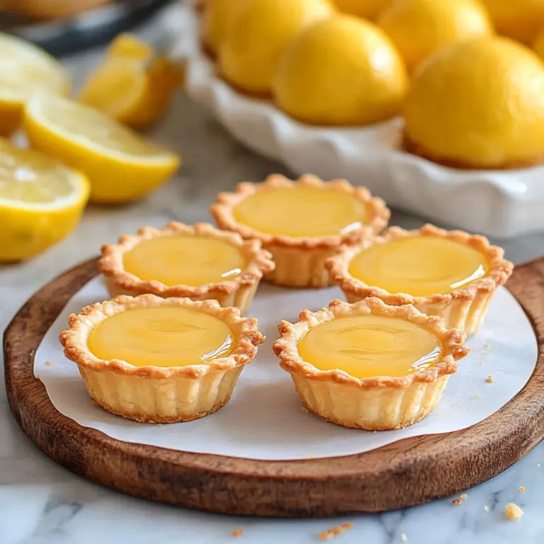 Lemon Curd Tartlets Recipe: Buttery, Tangy & Irresistible