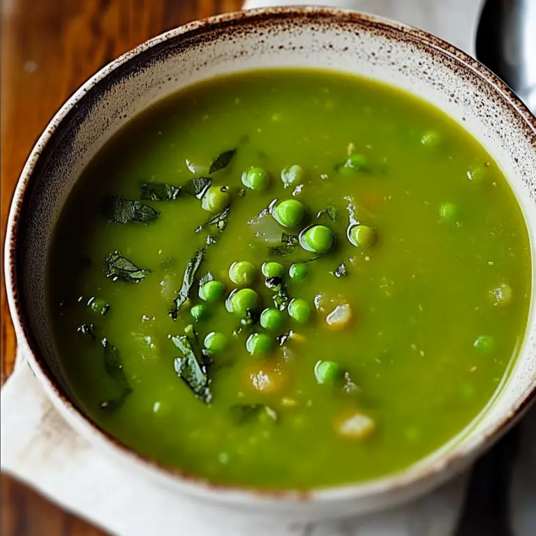Spring Pea Soup – Fresh, Light & Flavorful