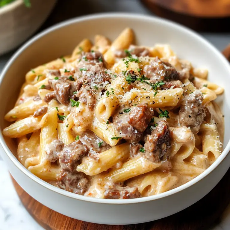 Creamy Beef Pasta – Rich, Hearty & Easy to Make