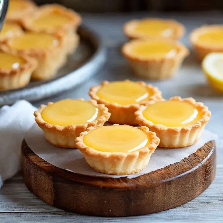 Lemon Curd Tartlets Recipe: Buttery, Tangy & Irresistible