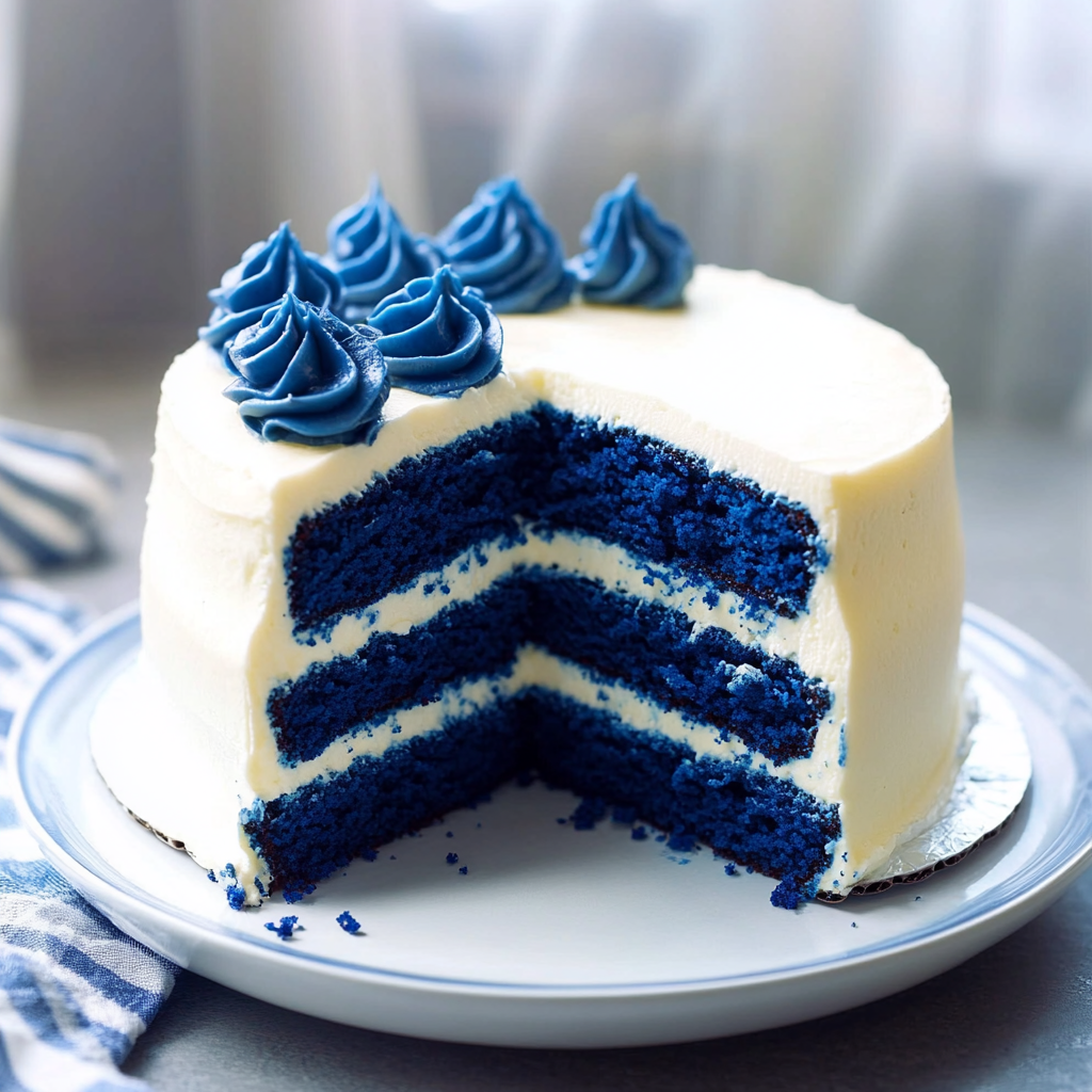 Divine Blue Velvet Cake