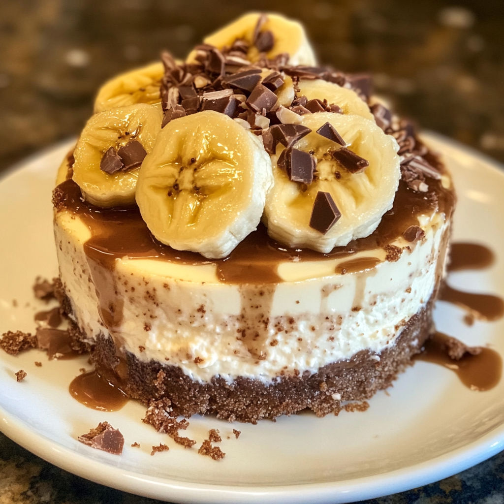 No-Bake Banoffee Cheesecake