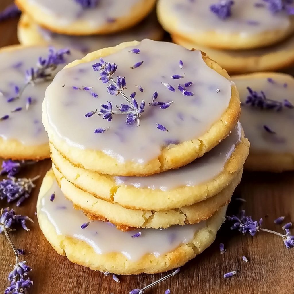 Lavender Biscotti Cookies