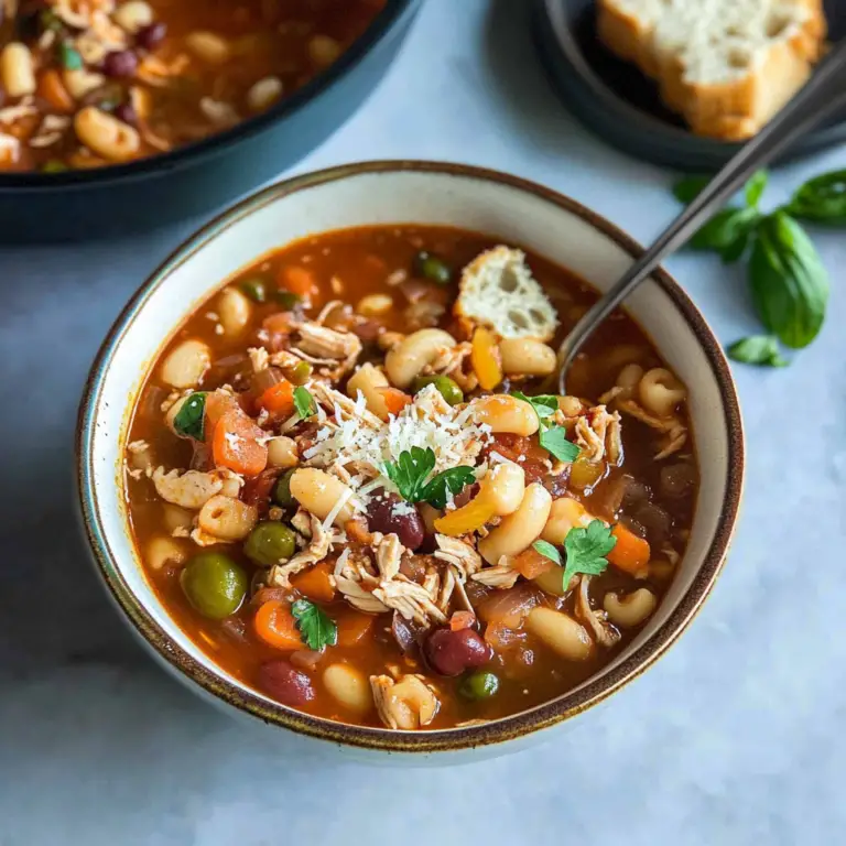 Chicken Minestrone Soup