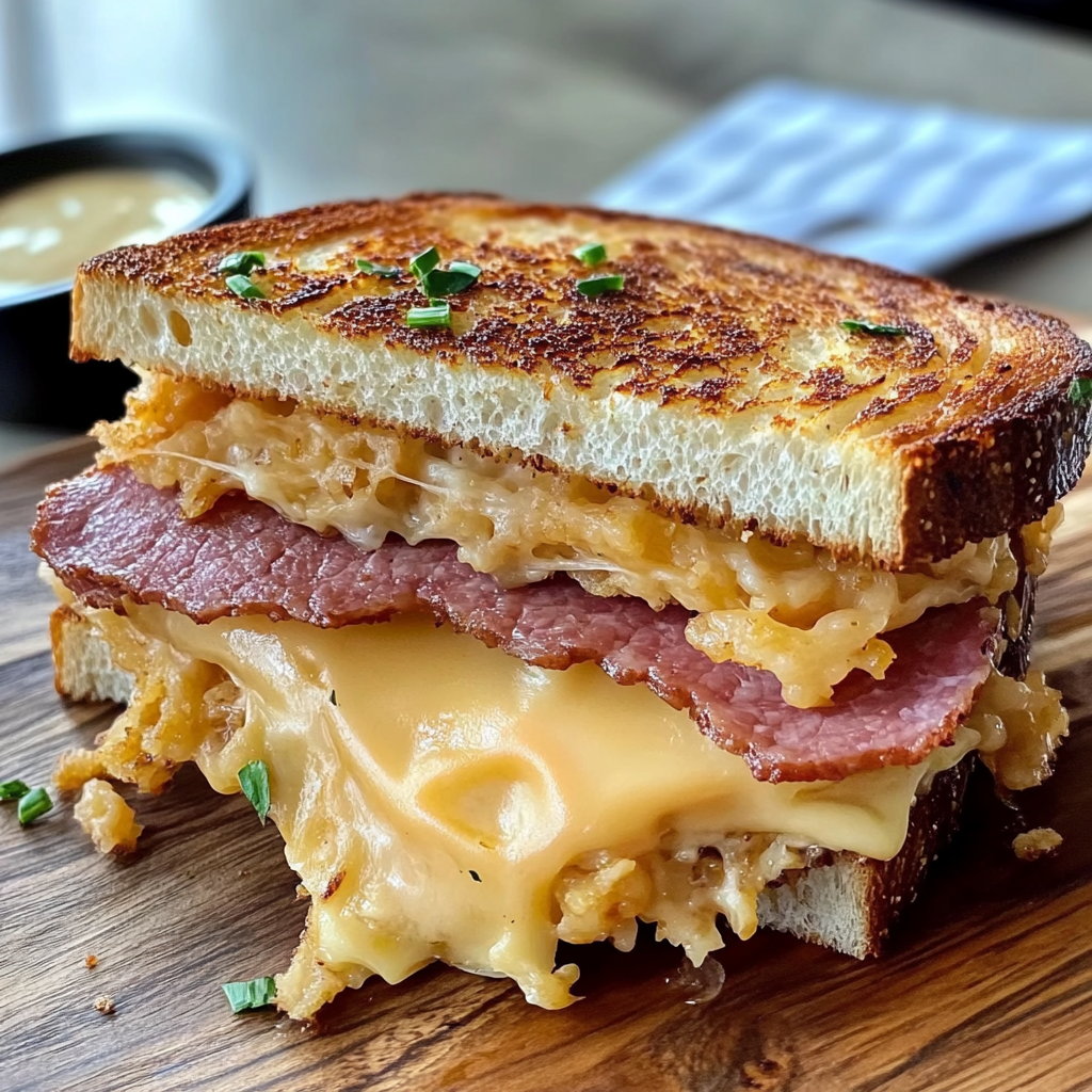 Crispy Reuben Sandwich